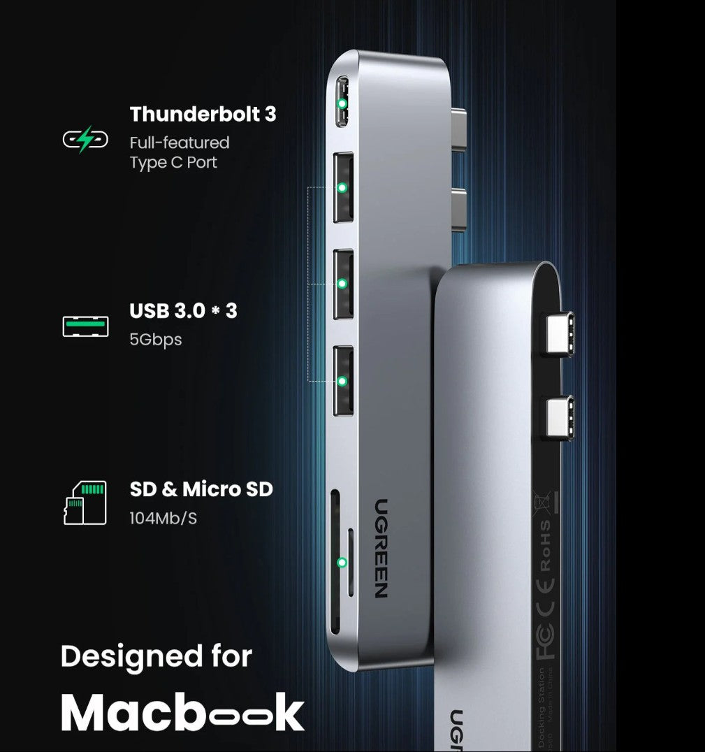 USB-C 6 in 1 Multifunction 4K HDMI Adapter – Abacus