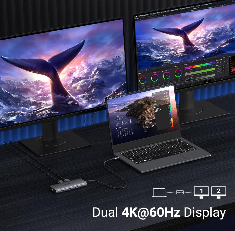 USB-C 10 in 1 Multifunction 8K HDMI Adapter – Abacus
