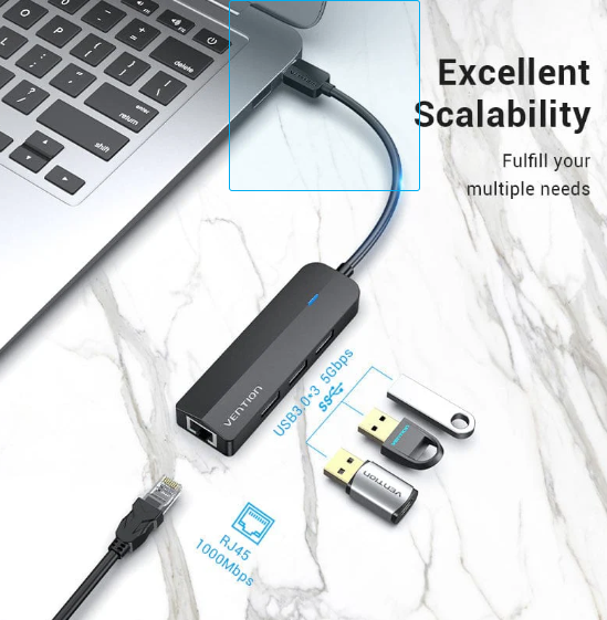 Vention 5-in-1 USB 3.0 Hub – Abacus